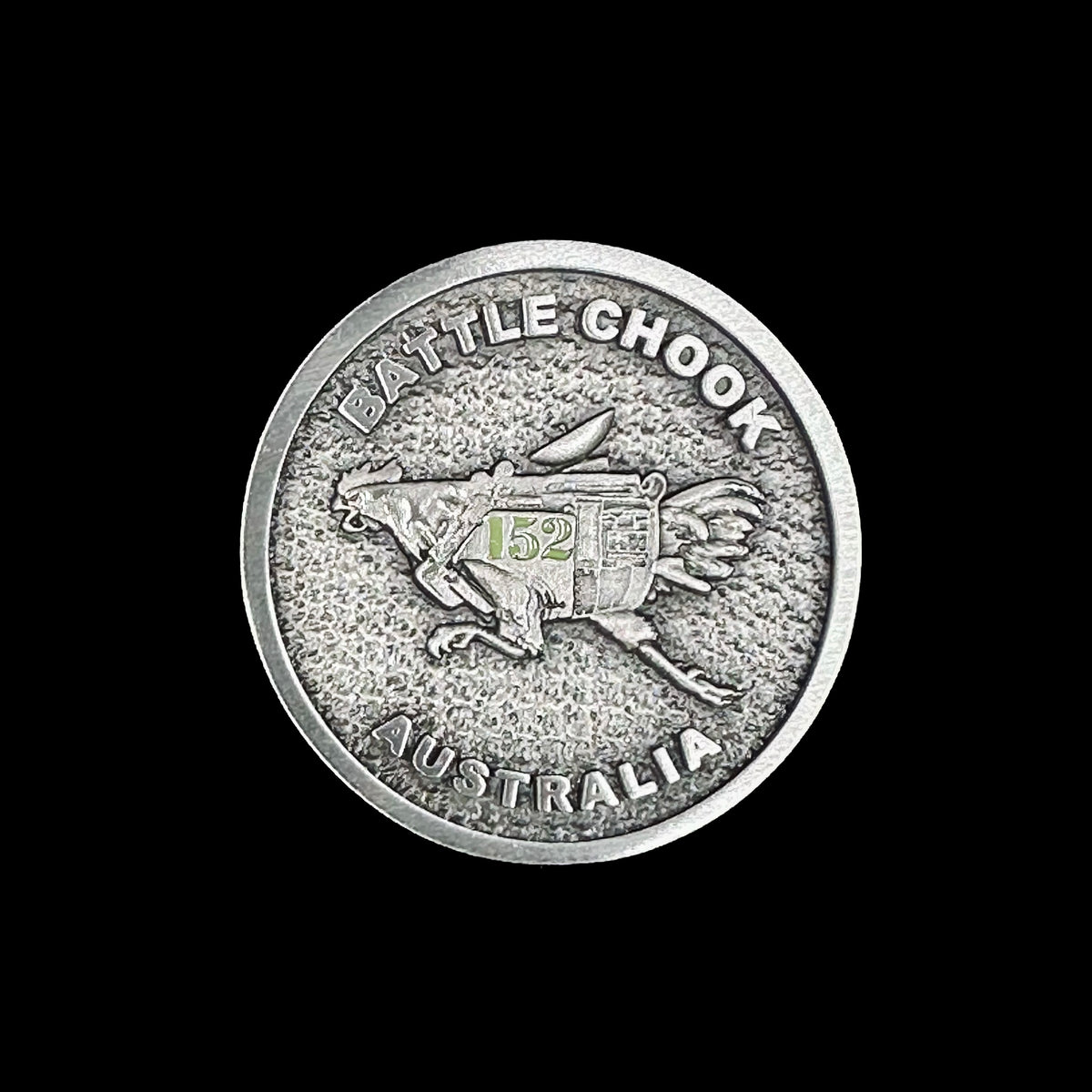 152 Battle Chook 3D Challenge Coin (Ltd Colour Edition) – NINESIXFOUR