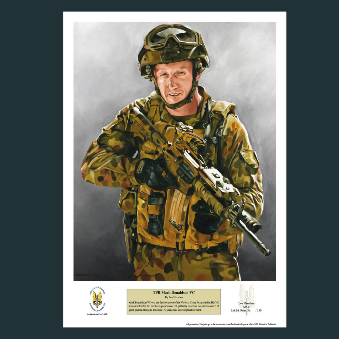 TPR Mark Donaldson, VC - Limited Portrait Print – NINESIXFOUR